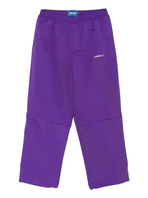 AWAKE NY Convertible Drawstring Trousers - Purple