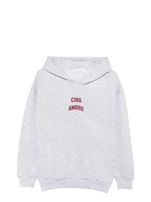 Giada Benincasa Cotton Hoodie - Grey