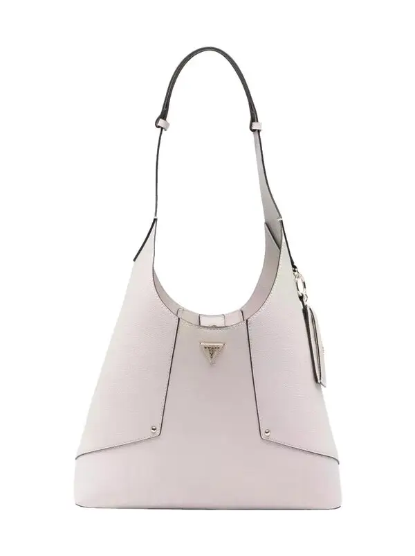 Guess Logo-plaque Shoulder Bag - Neutrals