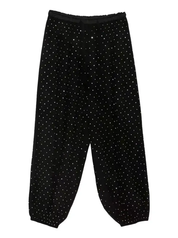Sandro Embellished Tapered Trousers - Black