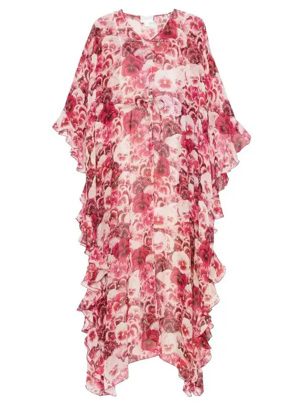 Giambattista Valli Floral-pattern Maxi Dress - Pink