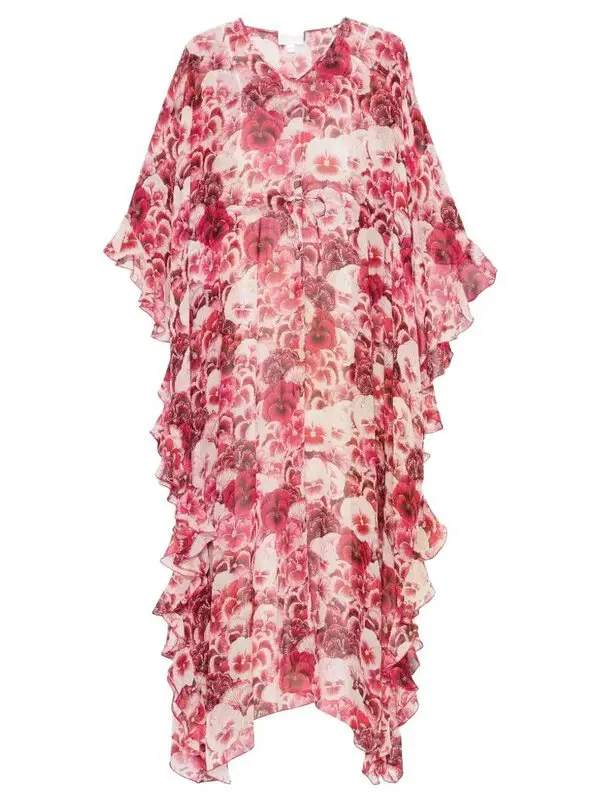 Giambattista Valli Floral-pattern Maxi Dress - Pink