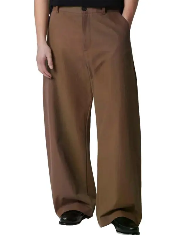 Studio Nicholson Bosworth Wide-leg Trousers - Brown