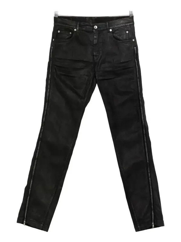 Rick Owens Zipped Jeans - Black