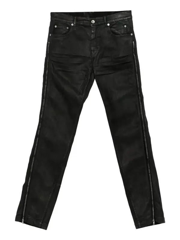 Rick Owens Zipped Jeans - Black