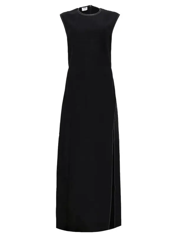 Filippa K Contrast Stitching Dress - Black