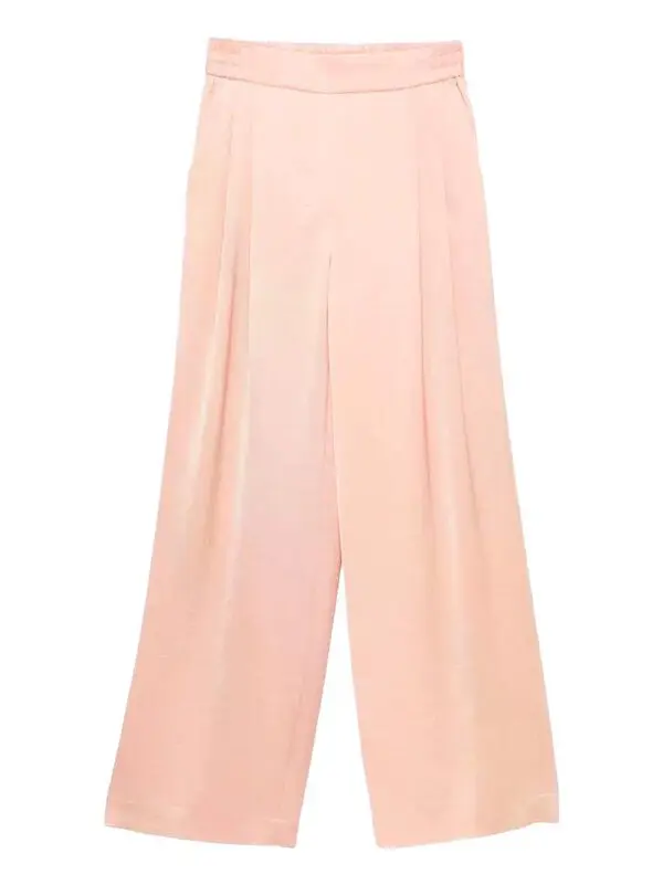MARCCAIN Pleated Palazzo Pants - Pink