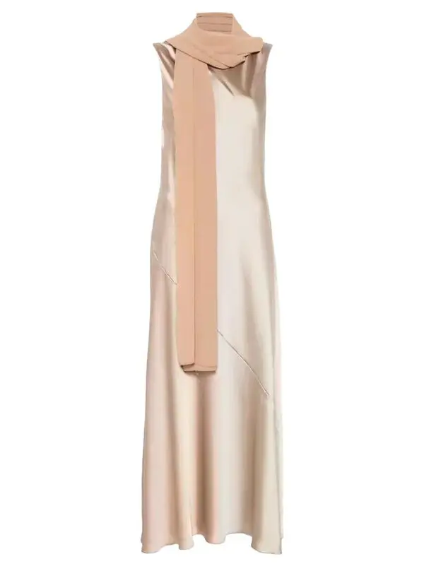 ALESSANDRO LEGORA Sleeveless Maxi Dress - Neutrals