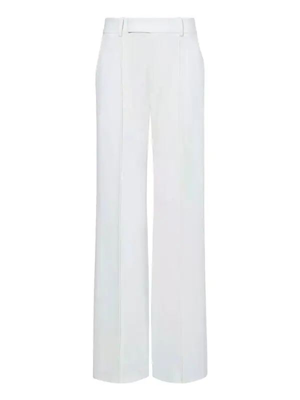 Proenza Schouler High-rise Wide-leg Crepe Trousers - White