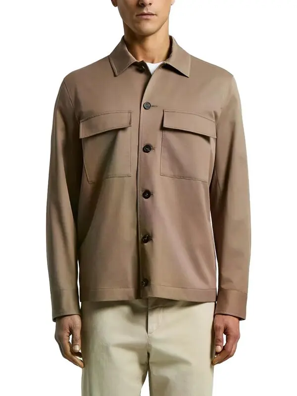 Peserico Pocket Jacket - Neutrals