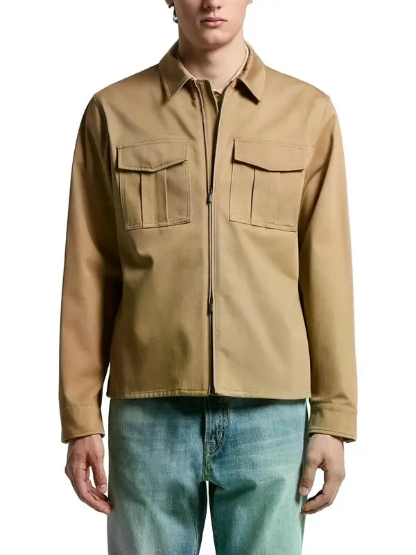 Peserico Flap Pocket Jacket - Neutrals