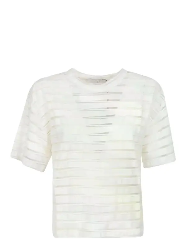 IRO PARIS Striped T-shirt - White