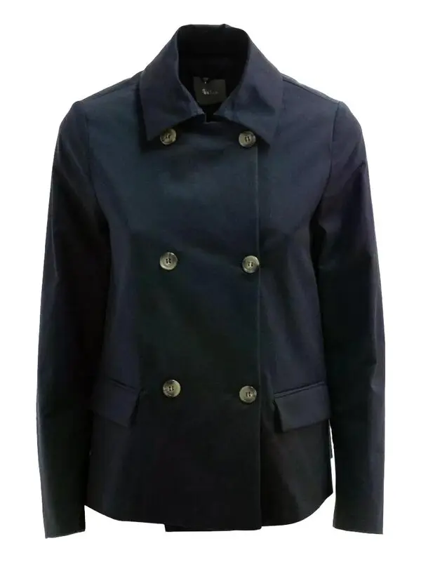 KILTIE Double-breasted Jacket - Blue