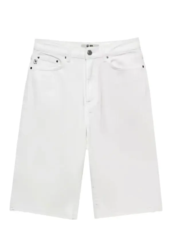 ANIYE BY Frayed-hem Shorts - White