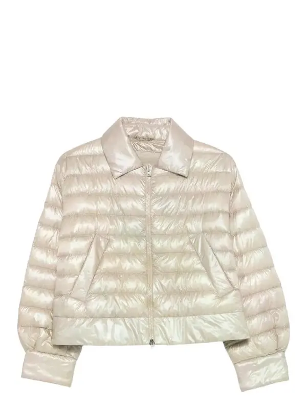 Herno Polo-collar Padded Jacket - Neutrals