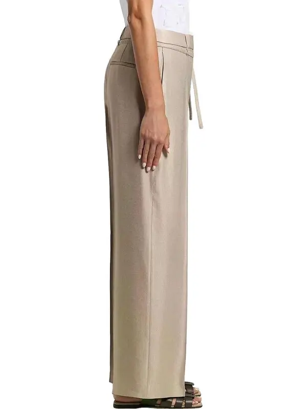 Peserico Tie-belt Palazzo Pants - Neutrals