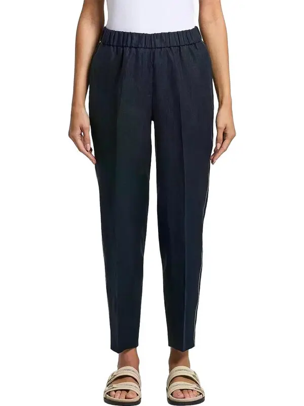 Peserico Elasticated Trousers - Blue