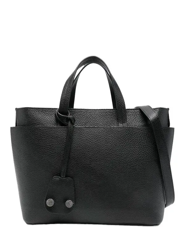 Fabiana Filippi Leather Tote Bag - Black