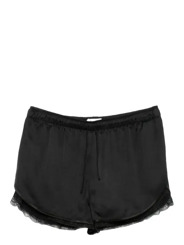 Magda Butrym Lace-trim Shorts - Black
