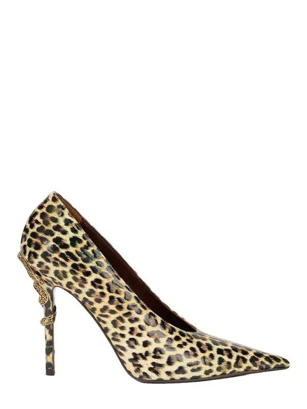 Roberto Cavalli Animal-print Leather Pumps - Neutrals