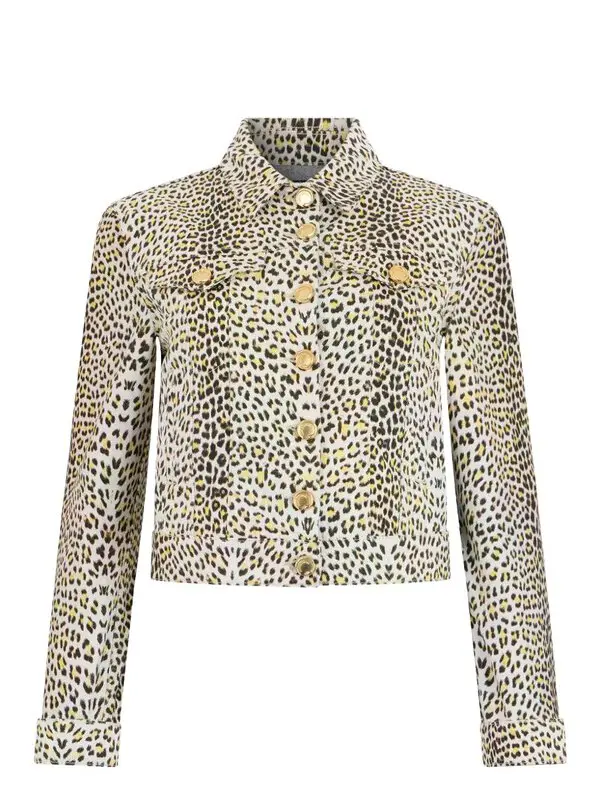 Roberto Cavalli Pop Jaguar Jacket - Yellow