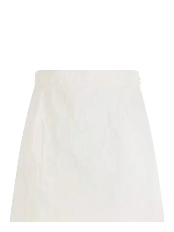Roberto Cavalli Zip-fastening Mini Skirt - White
