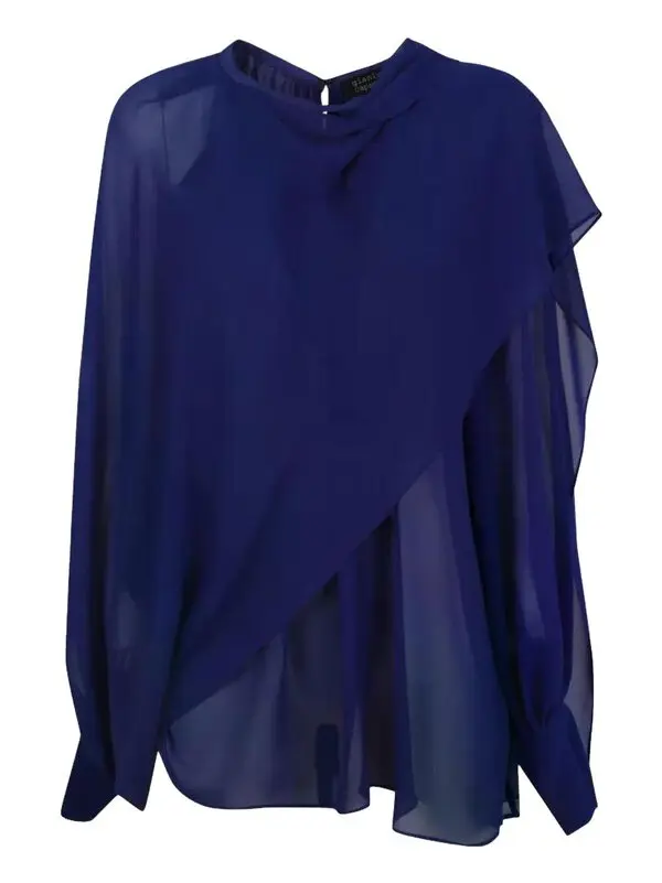 GIANLUCA CAPANNOLO Draped Top - Blue
