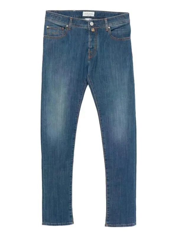 Jacob Cohen Buttoned Trousers - Blue