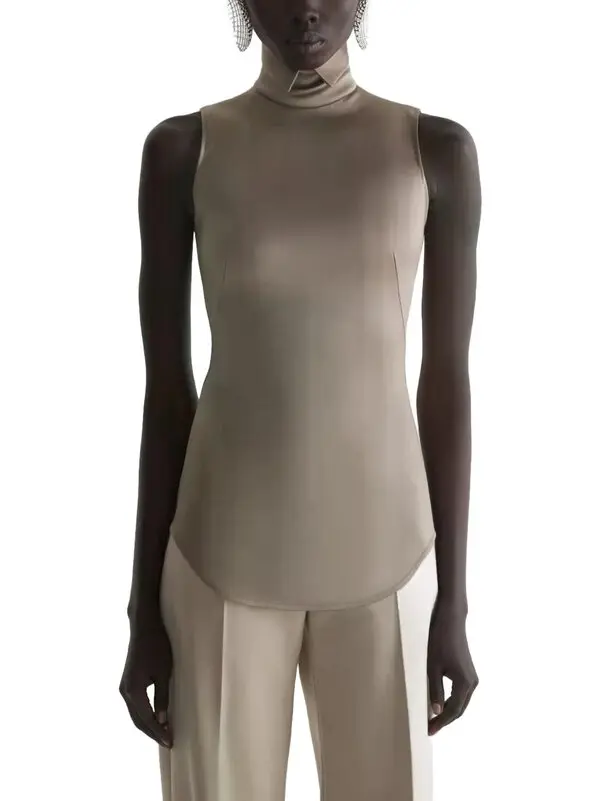 MUGLER Tuxedo Top - Neutrals