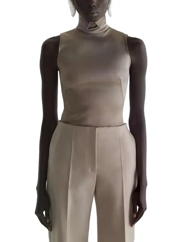 MUGLER Tuxedo Top - Neutrals