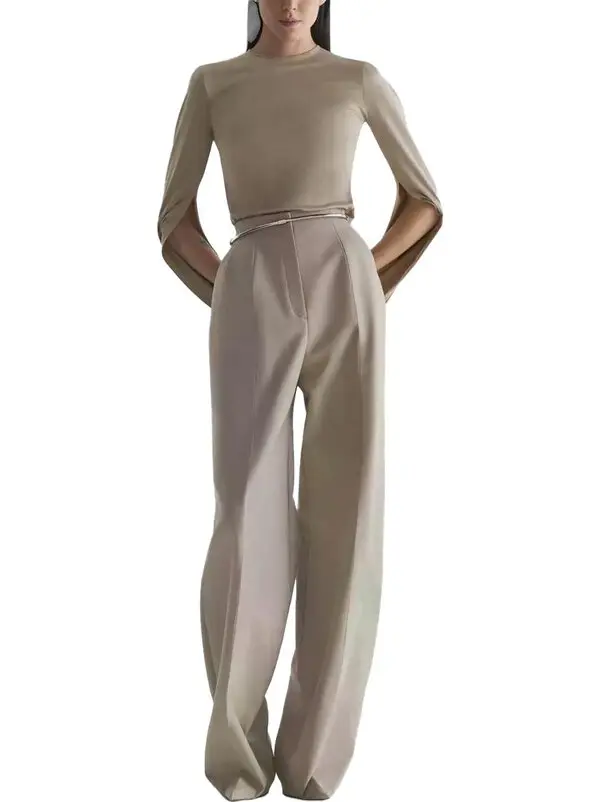 MUGLER Cascade Loop T-shirt - Neutrals