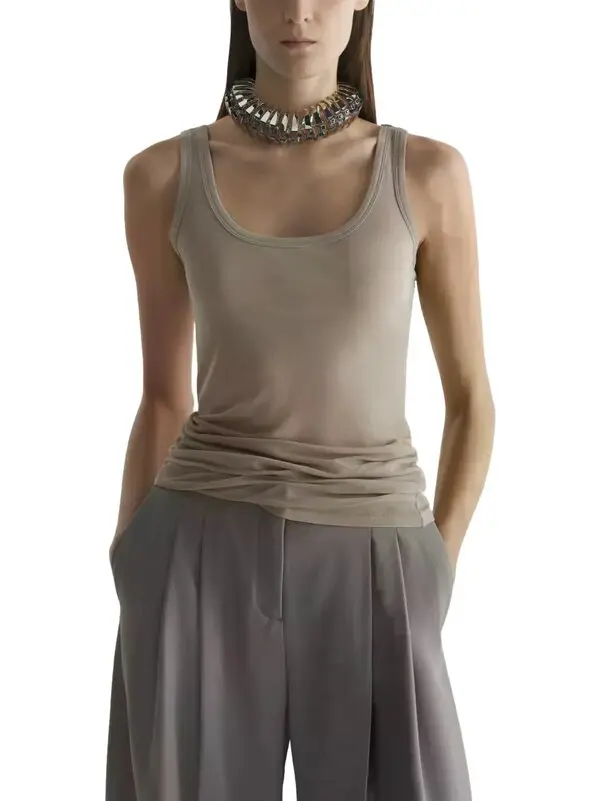 MUGLER Jersey Tank Top - Neutrals