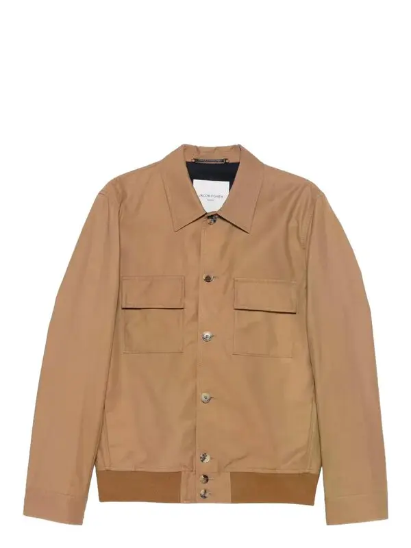 Jacob Cohen Front-pocket Shirt Jacket - Brown