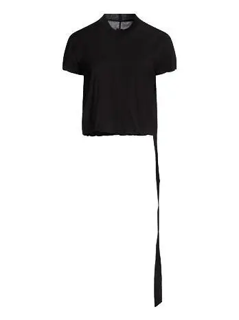 Rick Owens T-shirt In Cotton Jersey With Appliqués - Black