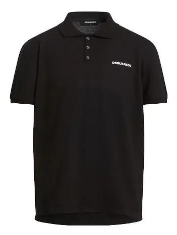 Dsquared2 Polo Shirt Size Cotton - Black