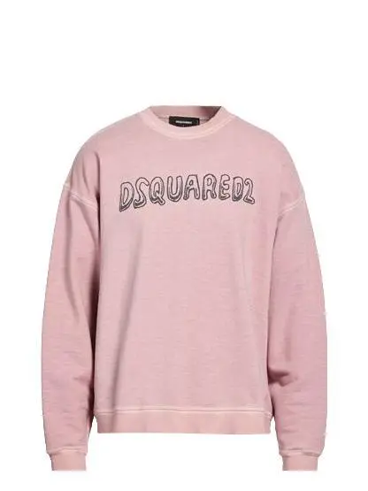 Dsquared2 Cotton Sweatshirt With Logo - Pink