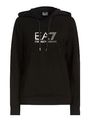 EA7 Cotton-elastane Sweatshirt - Black