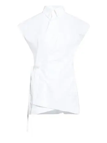 Fabiana Filippi Poplin Shirt With Tie Fastening - White