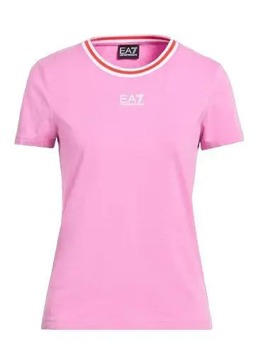 EA7 Cotton Jersey T-shirt - Pink