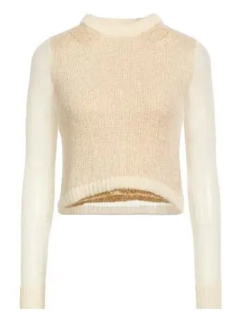 Ba&sh Knitted Sweater In Mohair And Wool Blend - White