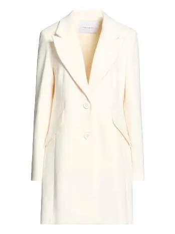 FRACOMINA Single-breasted Brushed-felt Coat - White