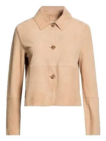 BULLY Leather Jacket - Beige