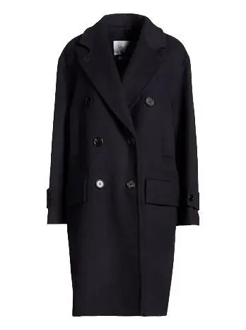 Max Mara Coat In Light Virgin Wool And Cashmere - Blue