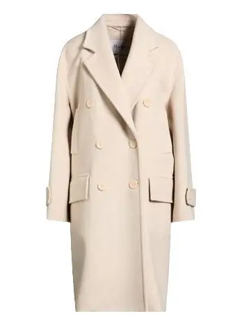 Max Mara Light Virgin Wool And Cashmere Double-breasted Coat - Grey