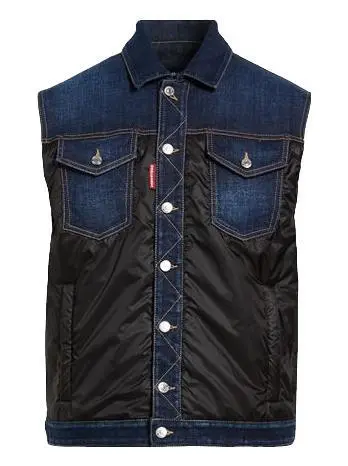 Dsquared2 Two-tone Sleeveless Vest - Black