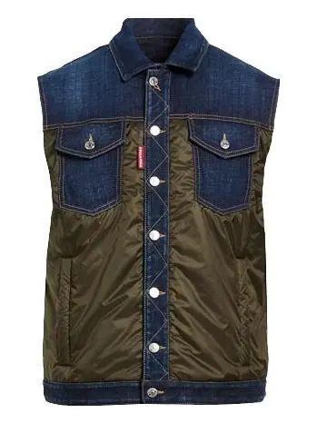 Dsquared2 Two-tone Sleeveless Vest - Green