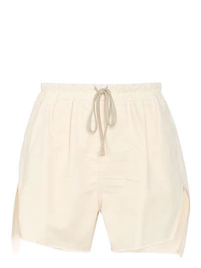 Rick Owens Casual Canvas Shorts - Ivory