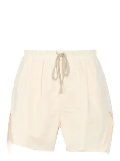 Rick Owens Casual Canvas Shorts - White