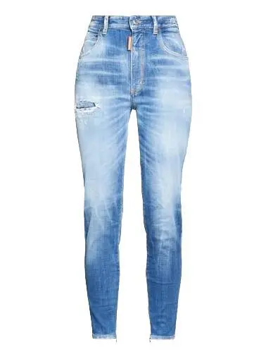 Dsquared2 Skinny Jeans In Stretch Denim - Blue