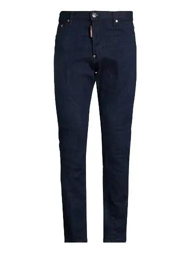 Dsquared2 Tapered Jeans With Logo - Blue